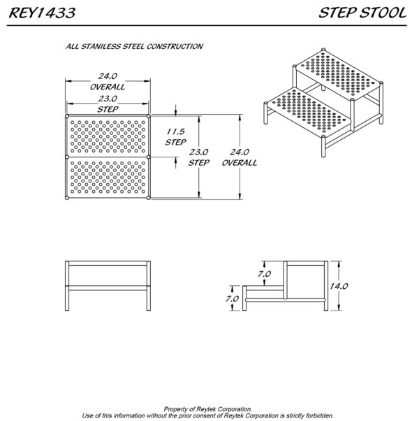 Cleanroom Step Stool | Reytek
