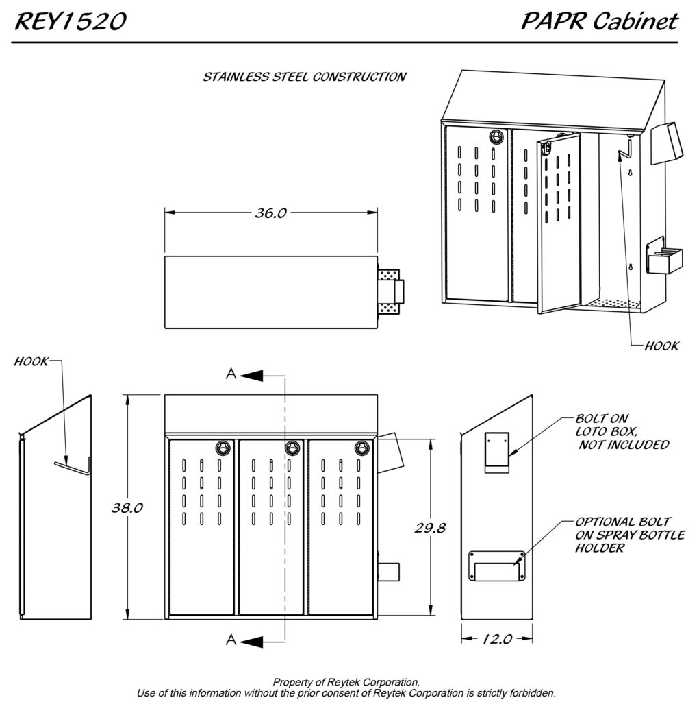 PAPR Cabinet REY1520 | Reytek