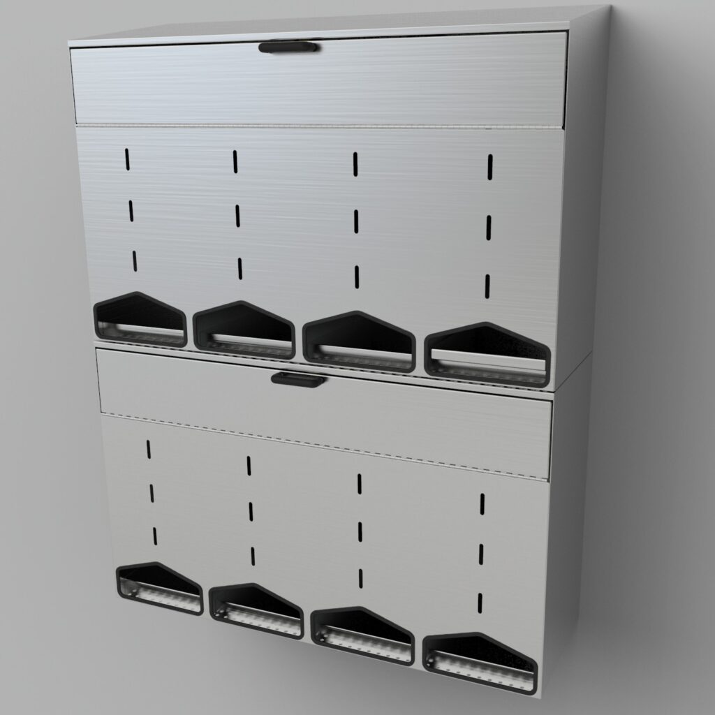 Wall Mount Gown Dispensers REY1315-100 | Reytek