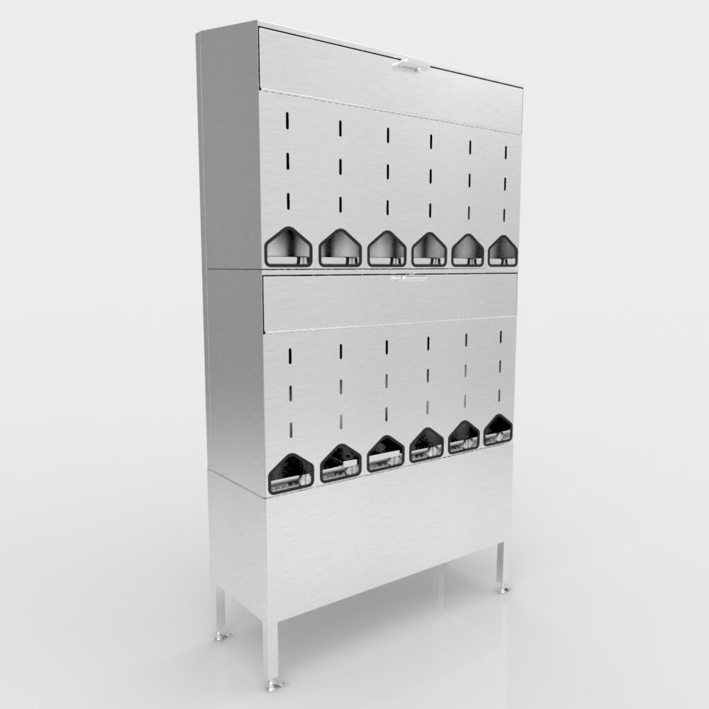 Floor-Mount Hood & Boot Cabinet REY1349-680 | Reytek